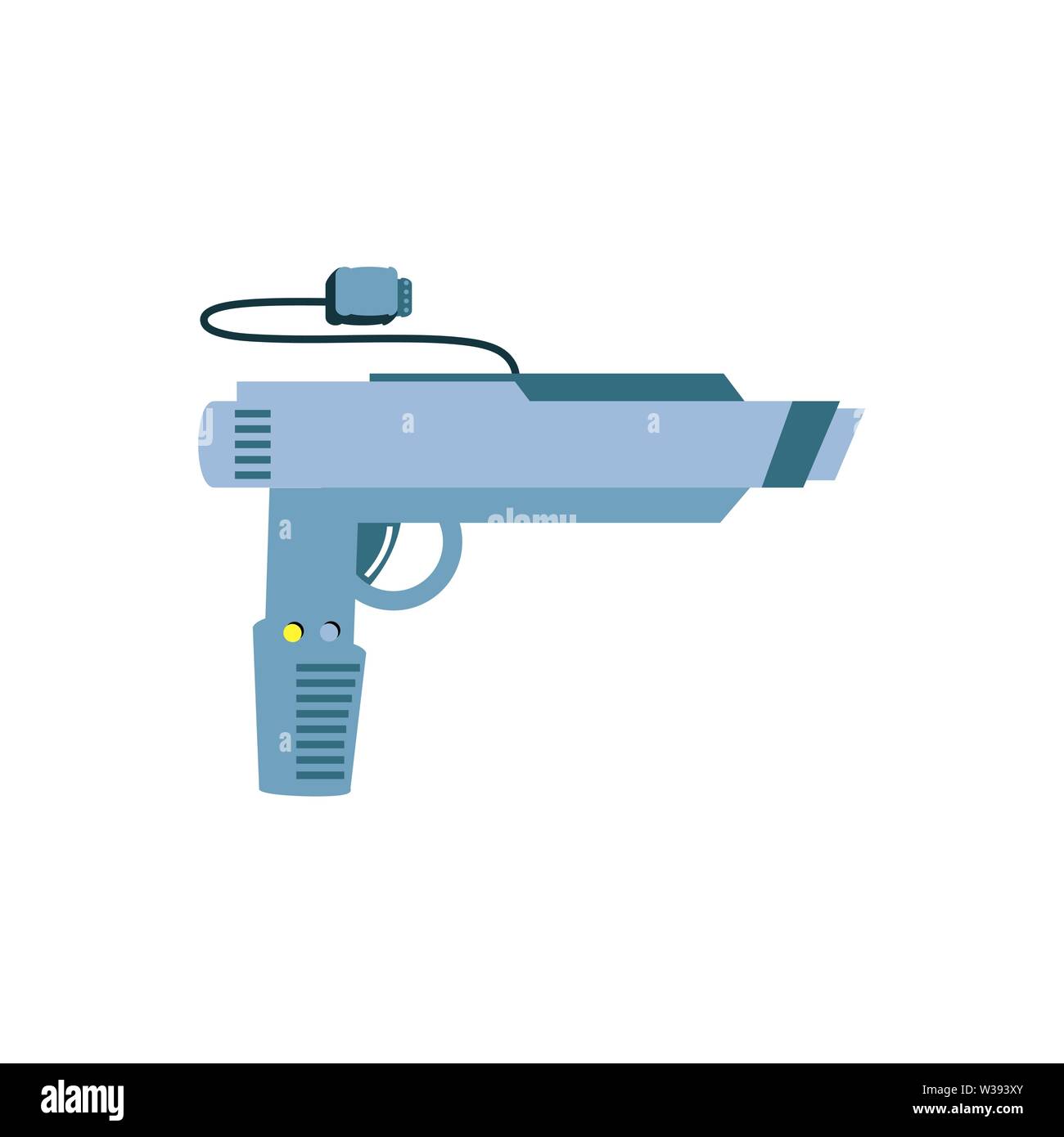 gun weapon video game device vector illustration design Stock Vector ...
