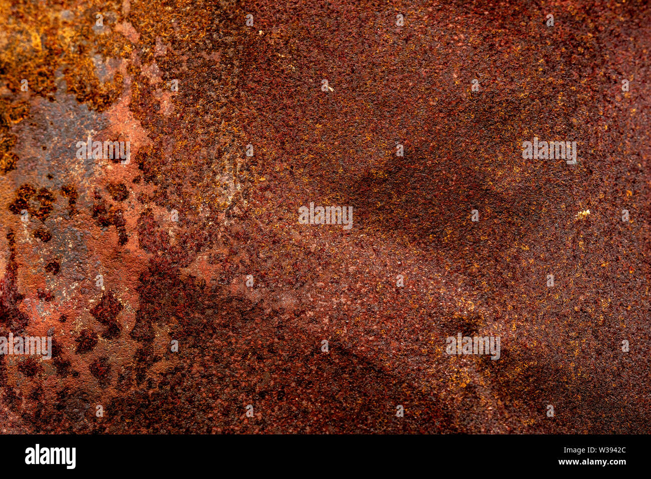 Old Rusty Red Metal Corrosion Oxidized Texture Surface. Rusted Iron ...