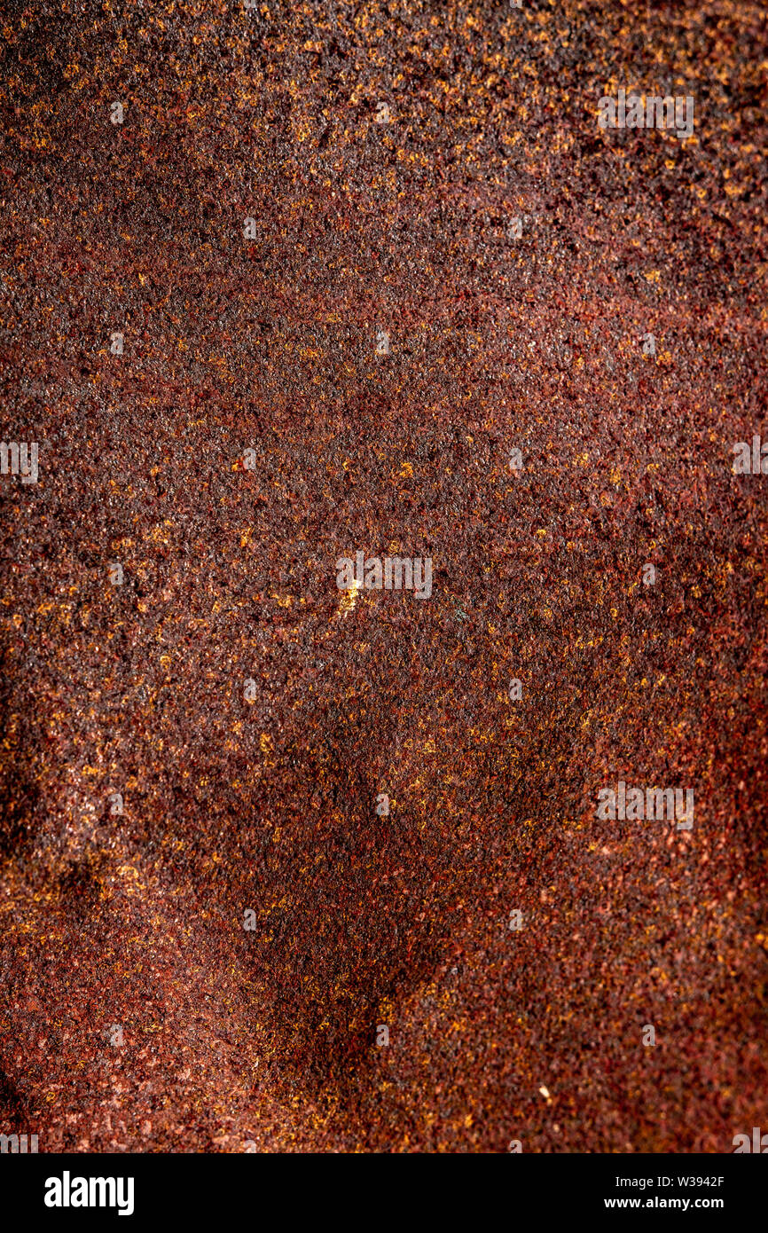 Old Rusty Red Metal Corrosion Oxidized Texture Surface. Rusted Iron ...