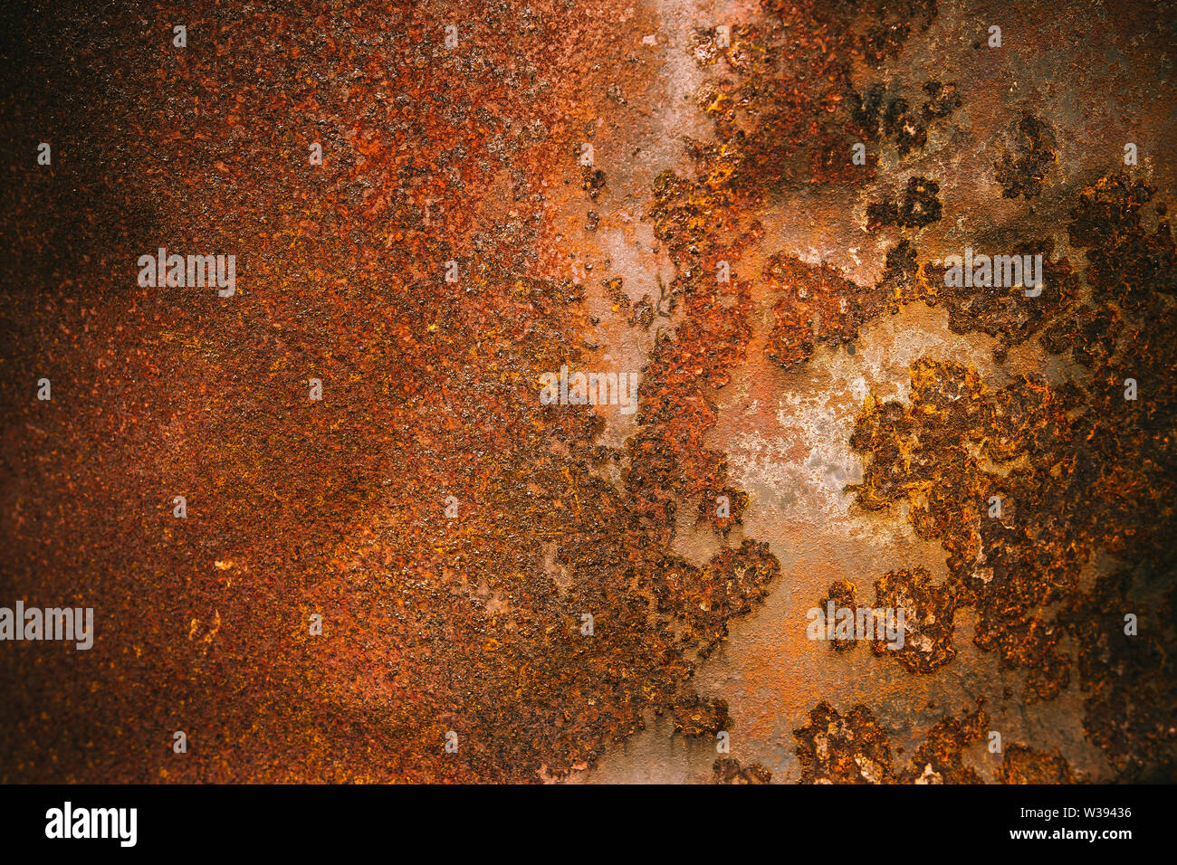 Old Rusty Red Metal Corrosion Oxidized Texture Surface. Rusted Iron ...