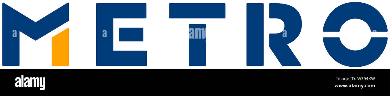 Logo of the German multinational wholesale company Metro AG based in ...