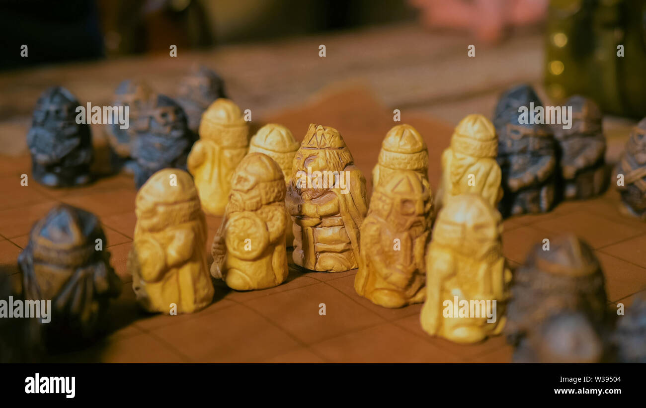 Popular strategy board game - tafl Stock Photo - Alamy