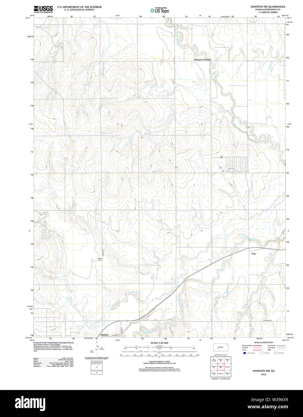 Hanston map hi-res stock photography and images - Alamy