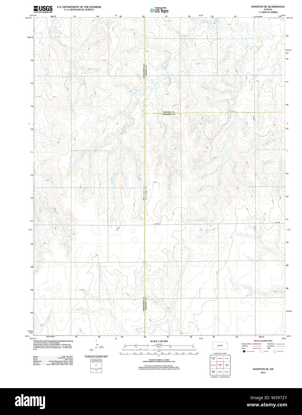 Hanston map hi-res stock photography and images - Alamy
