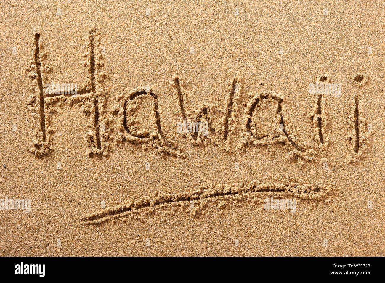 Hawaii word hi-res stock photography and images - Alamy