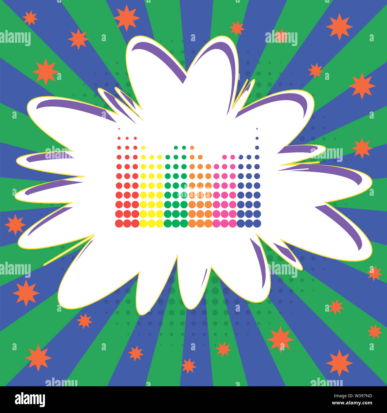 Sound Wave Round Equalizer. Audio Digital technology, Pulse Musical ...