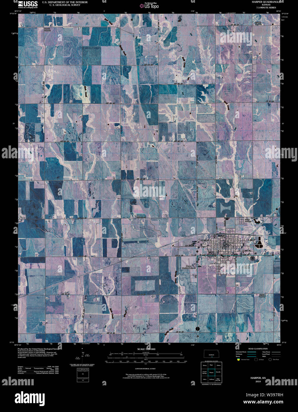 Harper map hi-res stock photography and images - Alamy