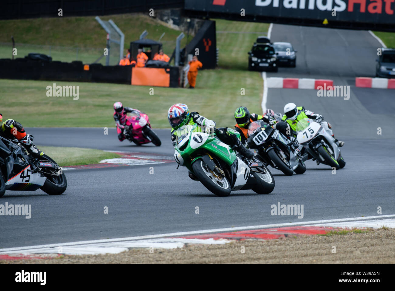 Motor Cycle Racing Brands Hatch Kent UK Stock Photo - Alamy