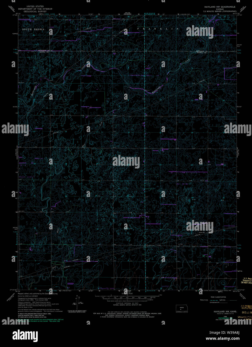 Map of haviland hi-res stock photography and images - Alamy