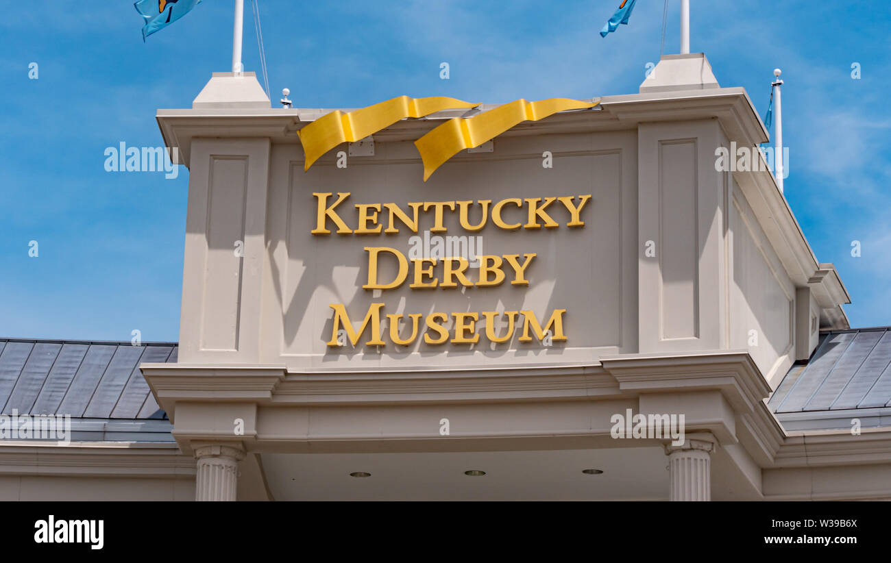 Kentucky Derby museum in Louisville - LOUISVILLE, USA - JUNE 14, 2019 ...