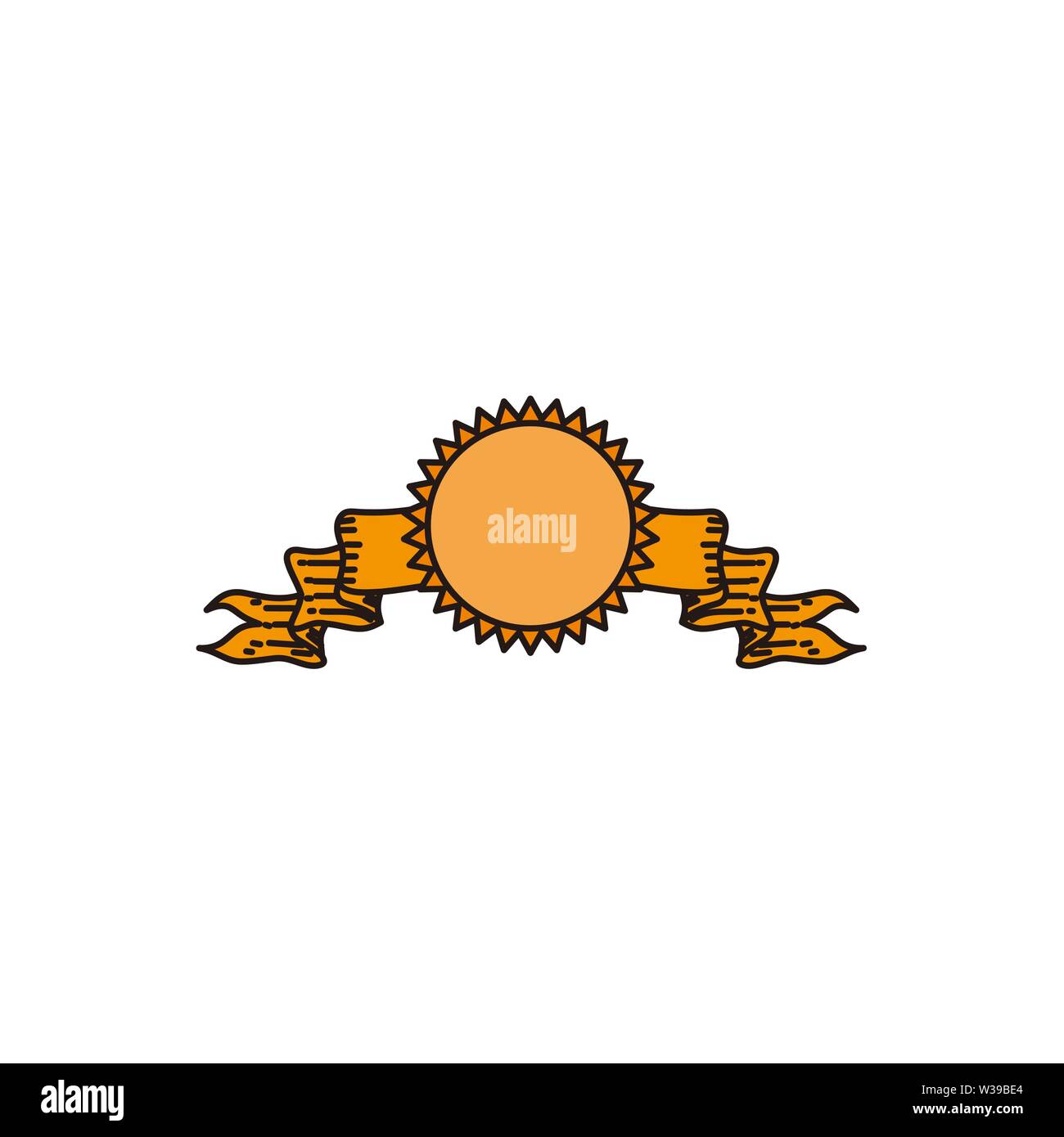 Ribbon Celebration Design Graphic Template Vector Stock Vector Image ...