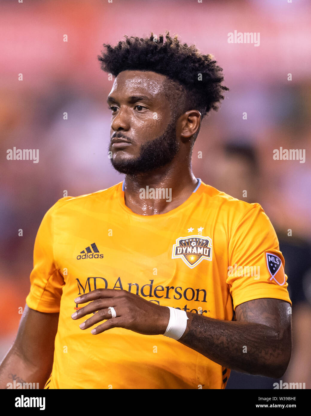 Houston, Texas, USA. 12th July, 2019. Houston Dynamo forward Michael ...
