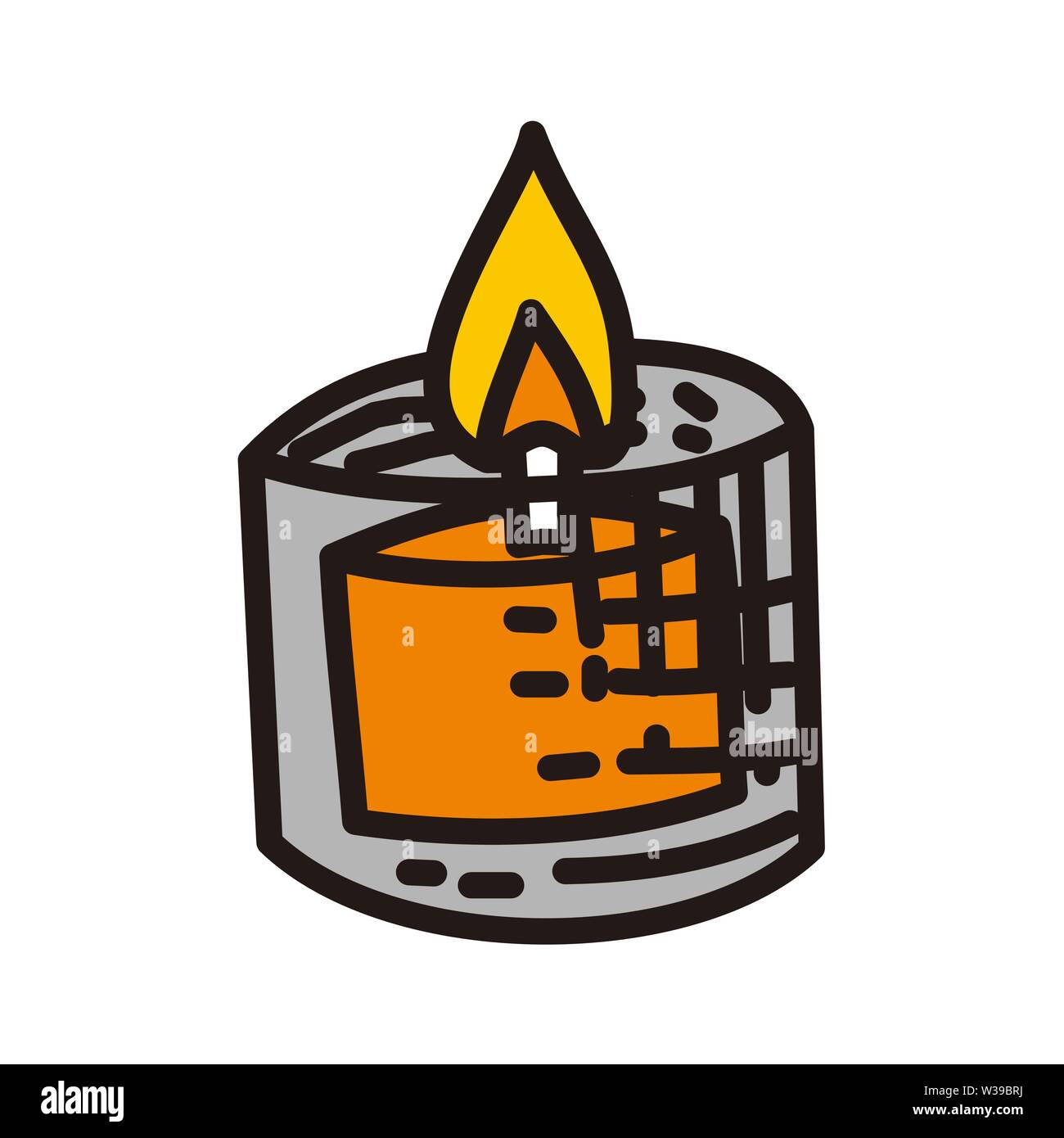 Candle Celebration Design Graphic Template Vector Stock Vector Image ...