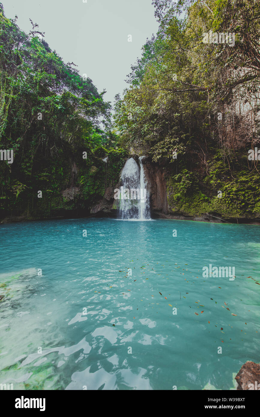 Kawasan waterfalls located on Cebu Island, Philippines - Beautiful ...