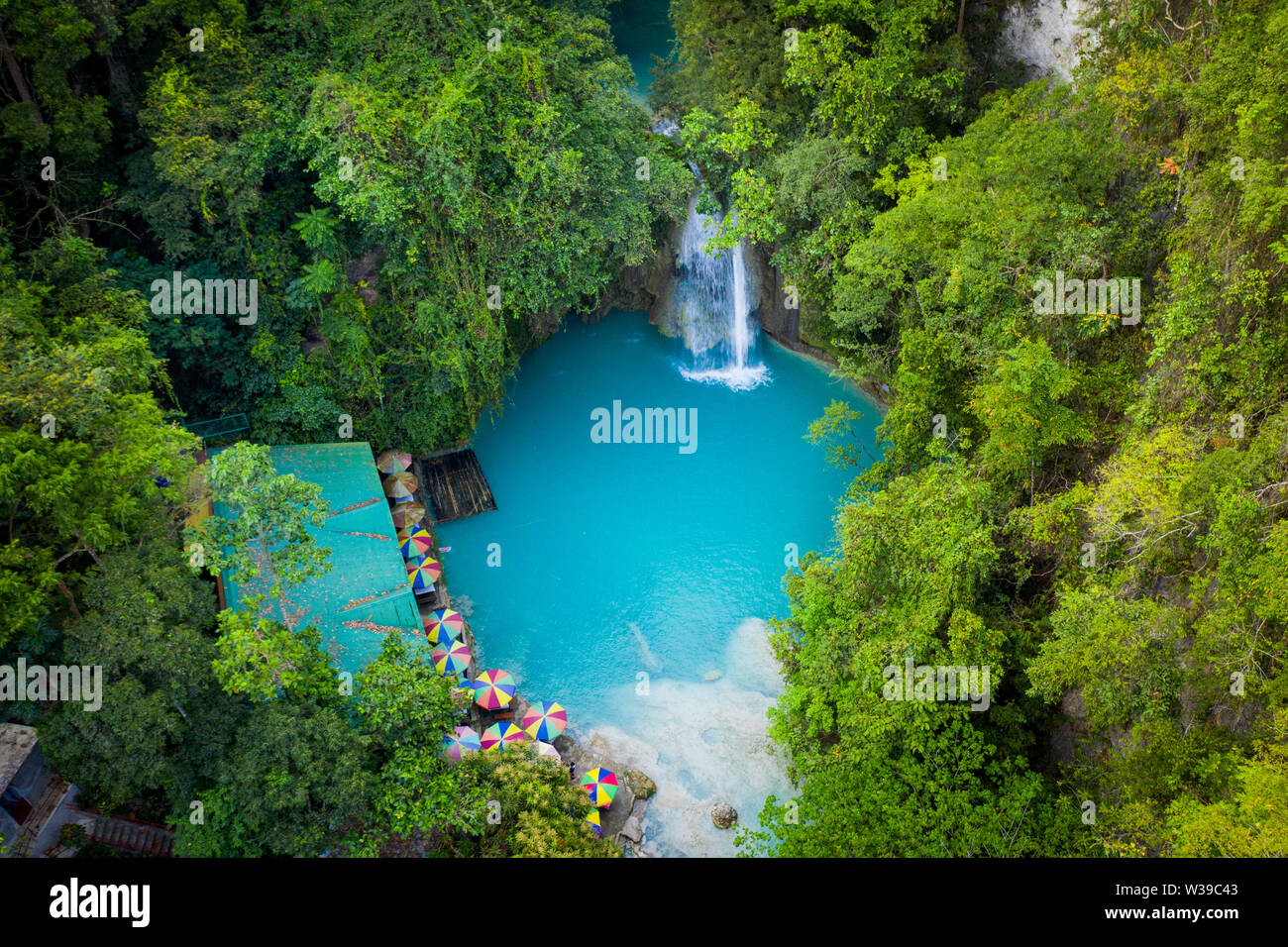 Kawasan waterfalls located on Cebu Island, Philippines - Beautiful ...