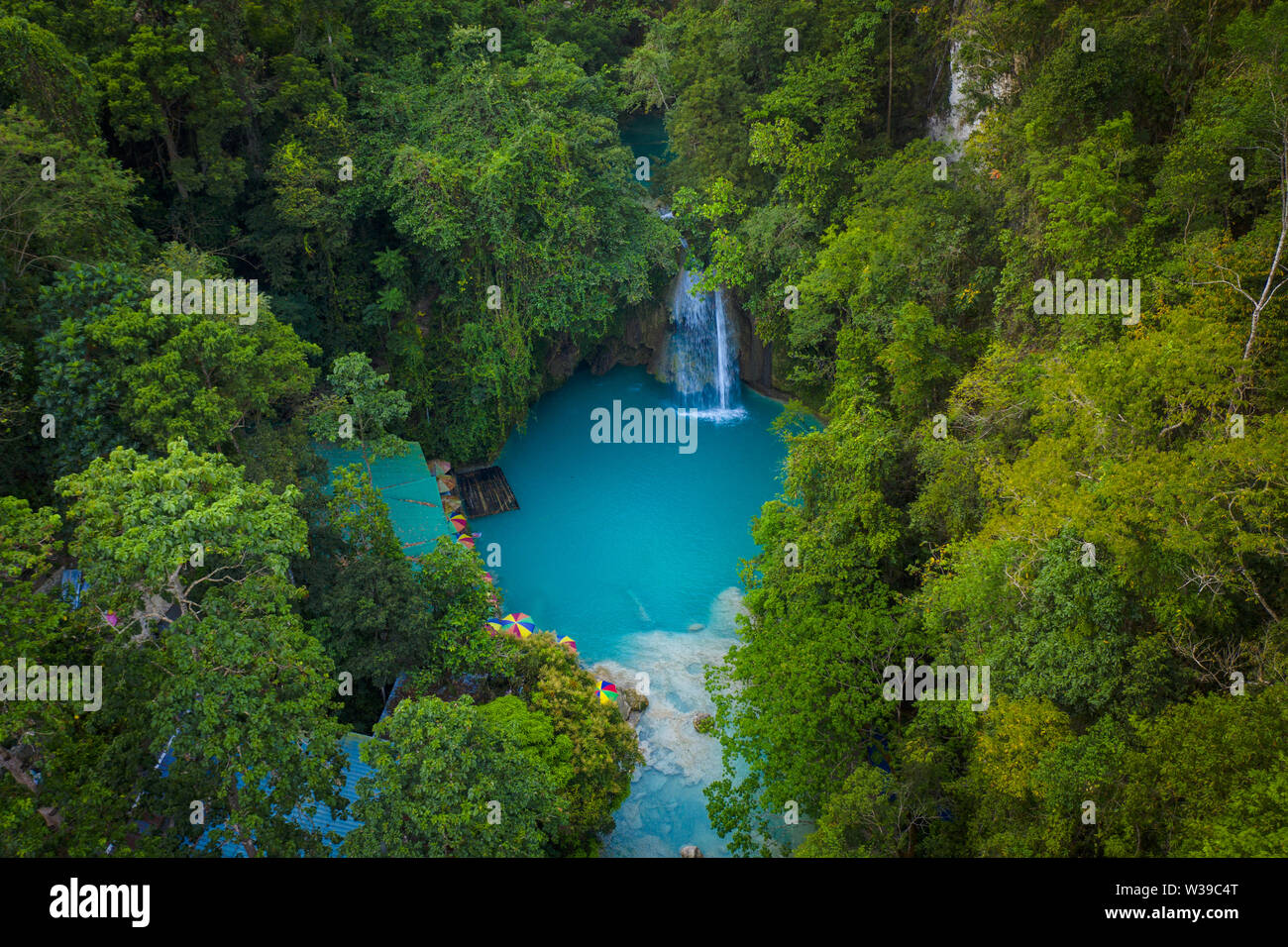 Kawasan waterfalls located on Cebu Island, Philippines - Beautiful ...