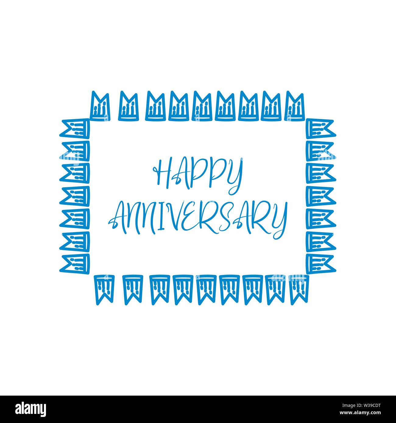 Birthday Anniversary Design Graphic Template Vector Stock Vector Image ...