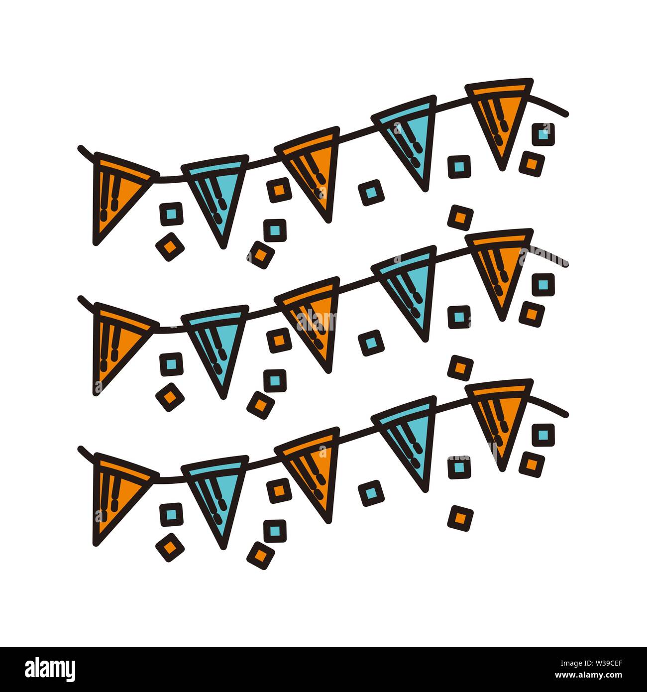 Ribbon Celebration Design Graphic Template Vector Stock Vector Image ...