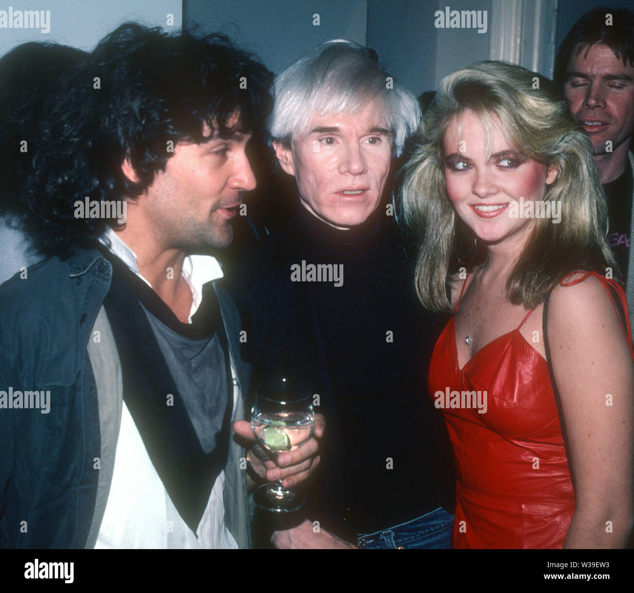 Billy Squire Andy Warhol and Cornelia Guest 1983 Photo By John Barrett ...