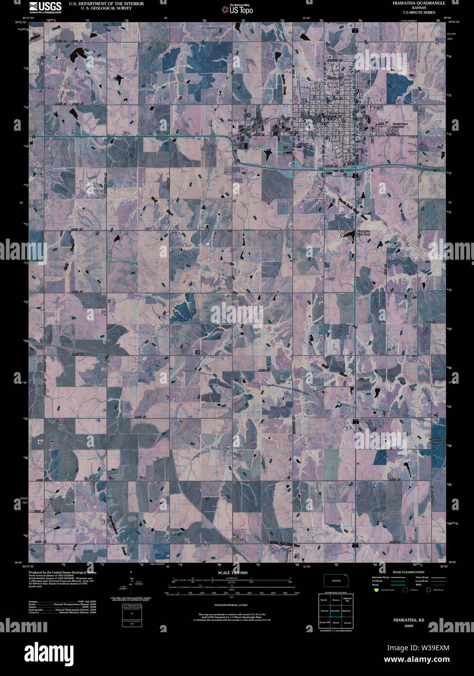 Hiawatha map hi-res stock photography and images - Alamy