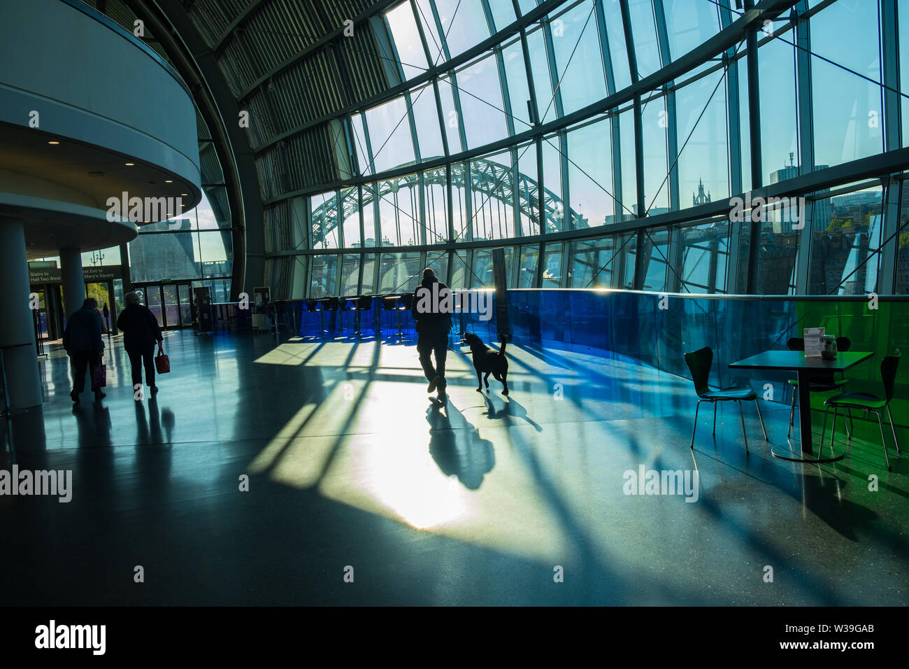 Newcastle, United Kingdom - April 29, 2019: Interior view of the Sage ...