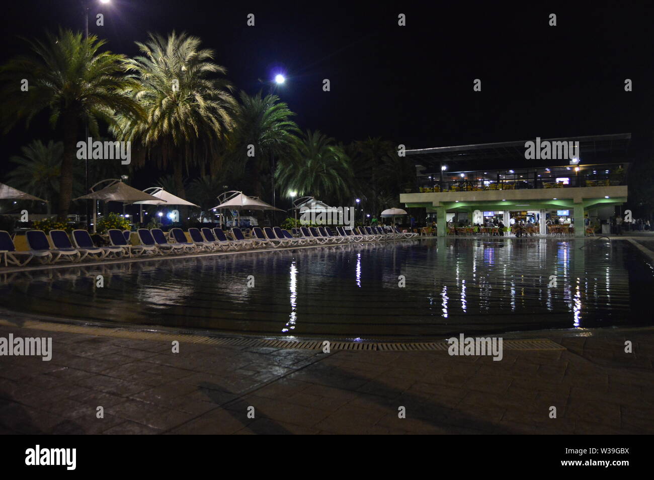 Pool building in the club, Italo Venezuelan, of Guayana Stock Photo - Alamy