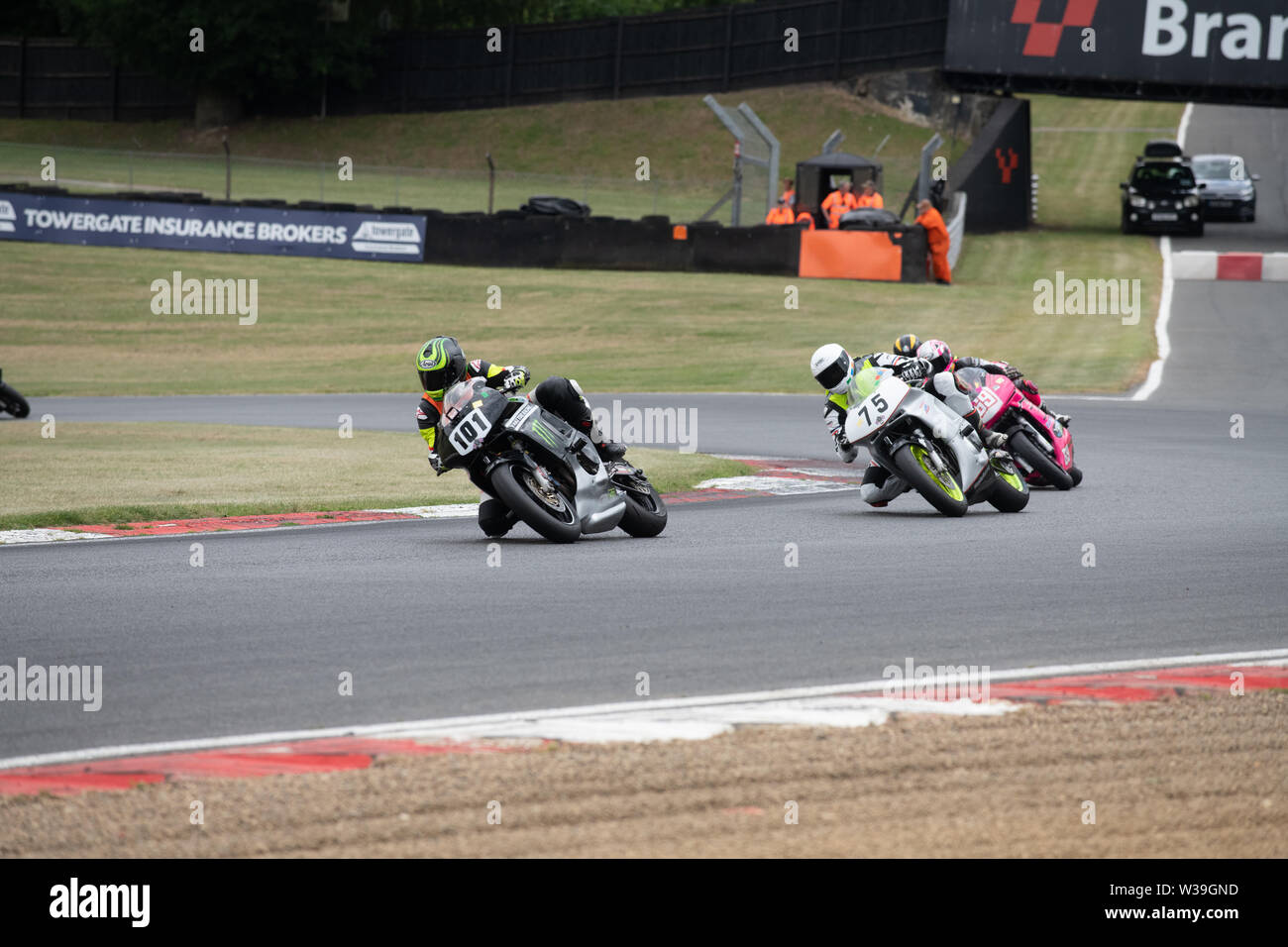 Motor Cycle Racing Brands Hatch Kent UK Stock Photo - Alamy