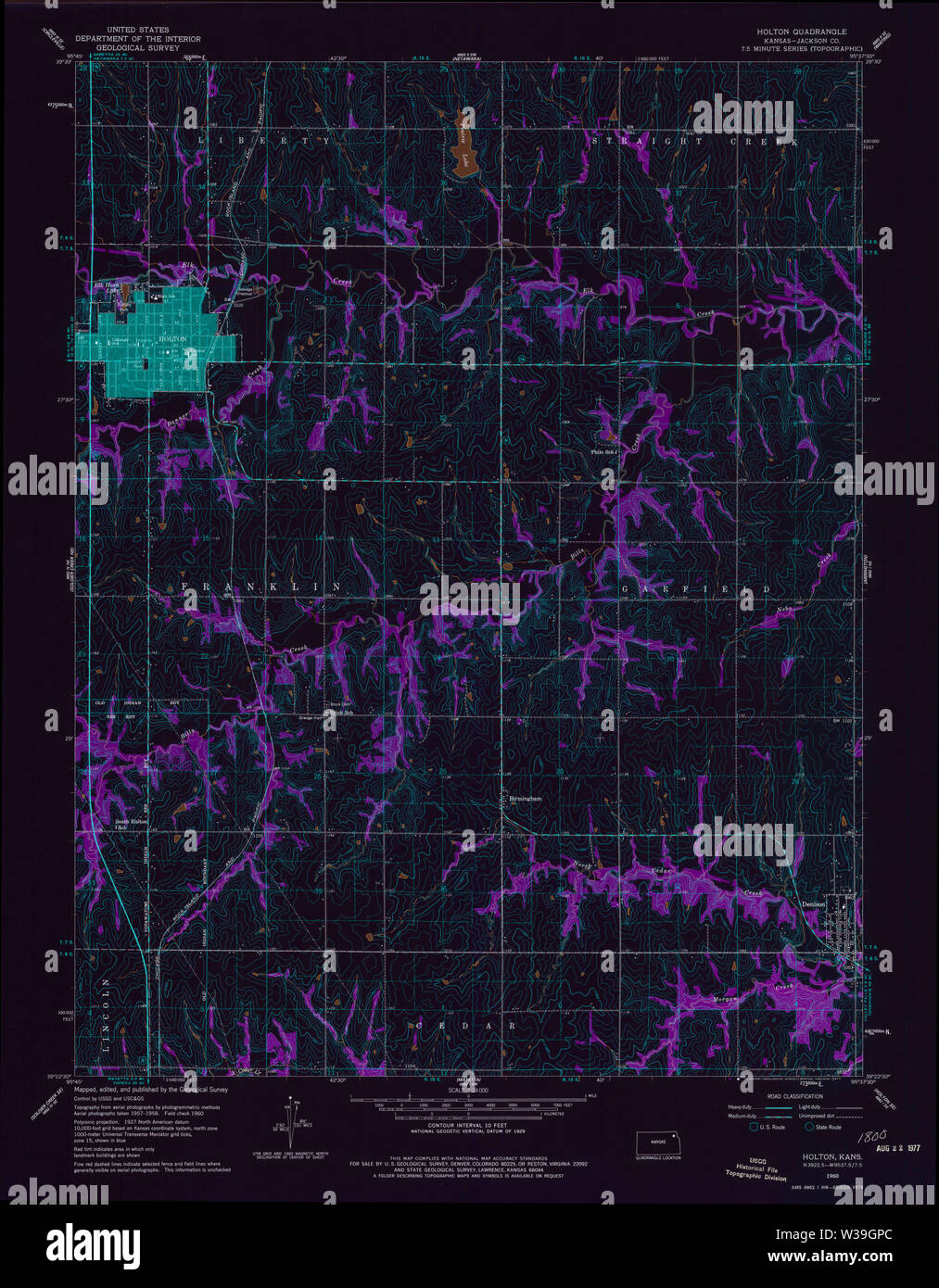 Holton map hi-res stock photography and images - Alamy