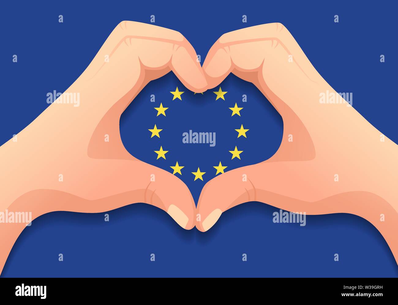 We love eu sign Stock Vector Images - Alamy