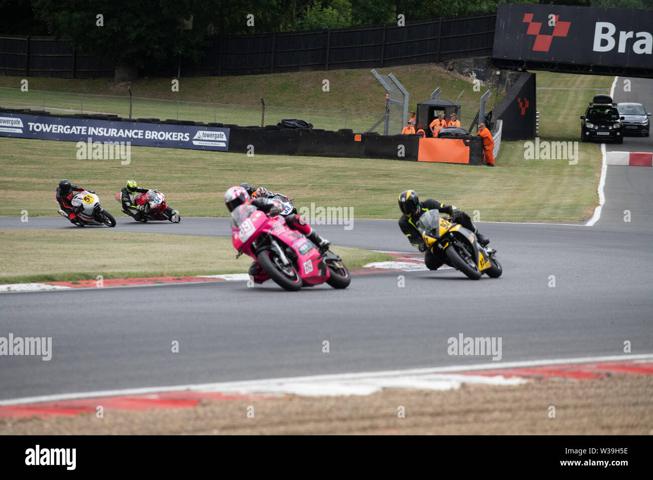 Motor Cycle Racing Brands Hatch Kent UK Stock Photo - Alamy