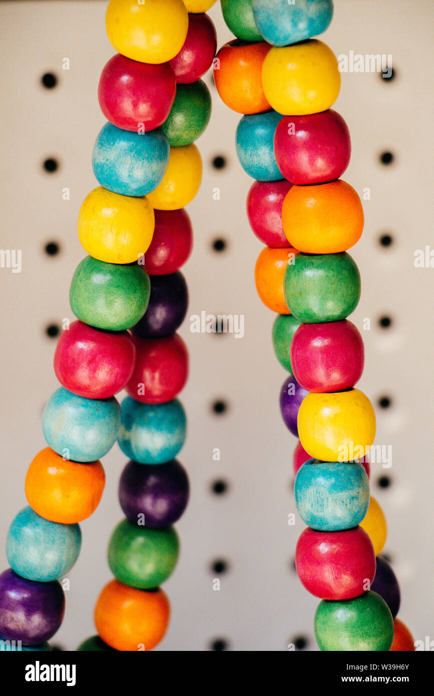 Colorful beads of various color Stock Photo - Alamy