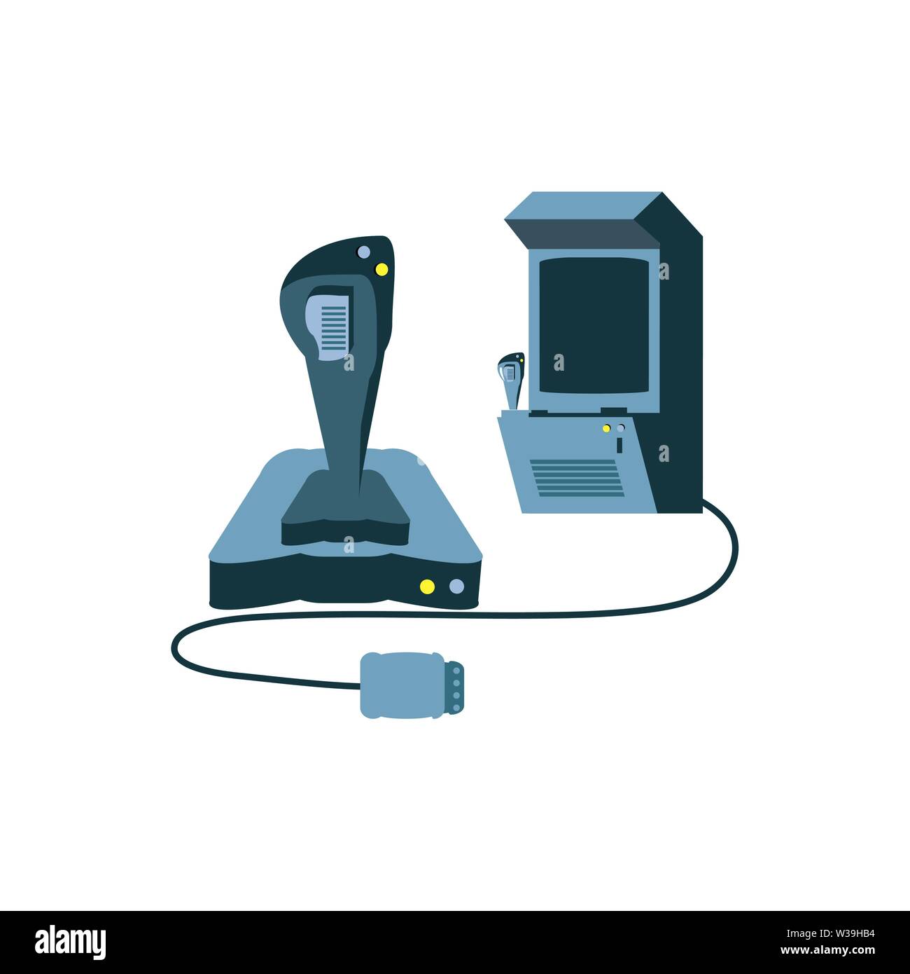 retro video game machine icon vector illustration design Stock Vector ...