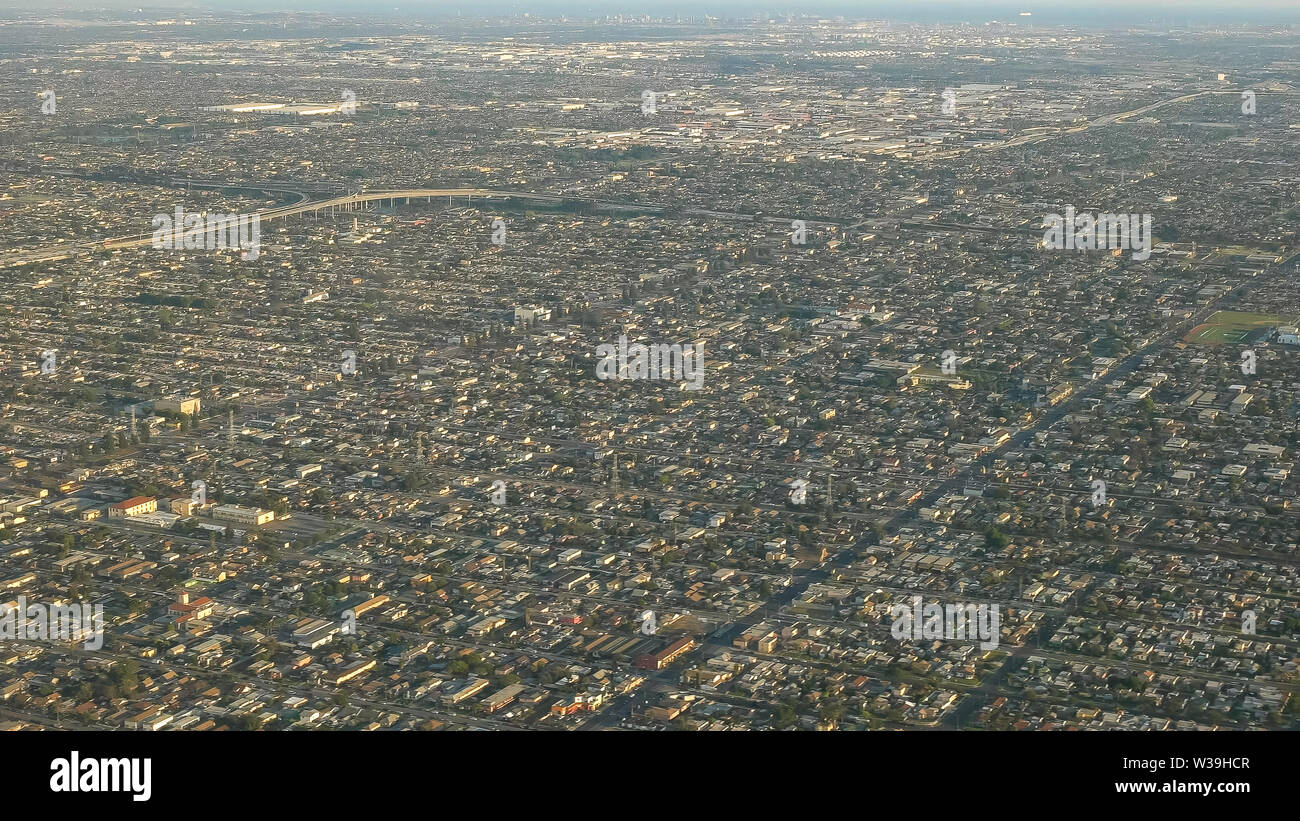 Aerial view of los angeles hi-res stock photography and images - Alamy