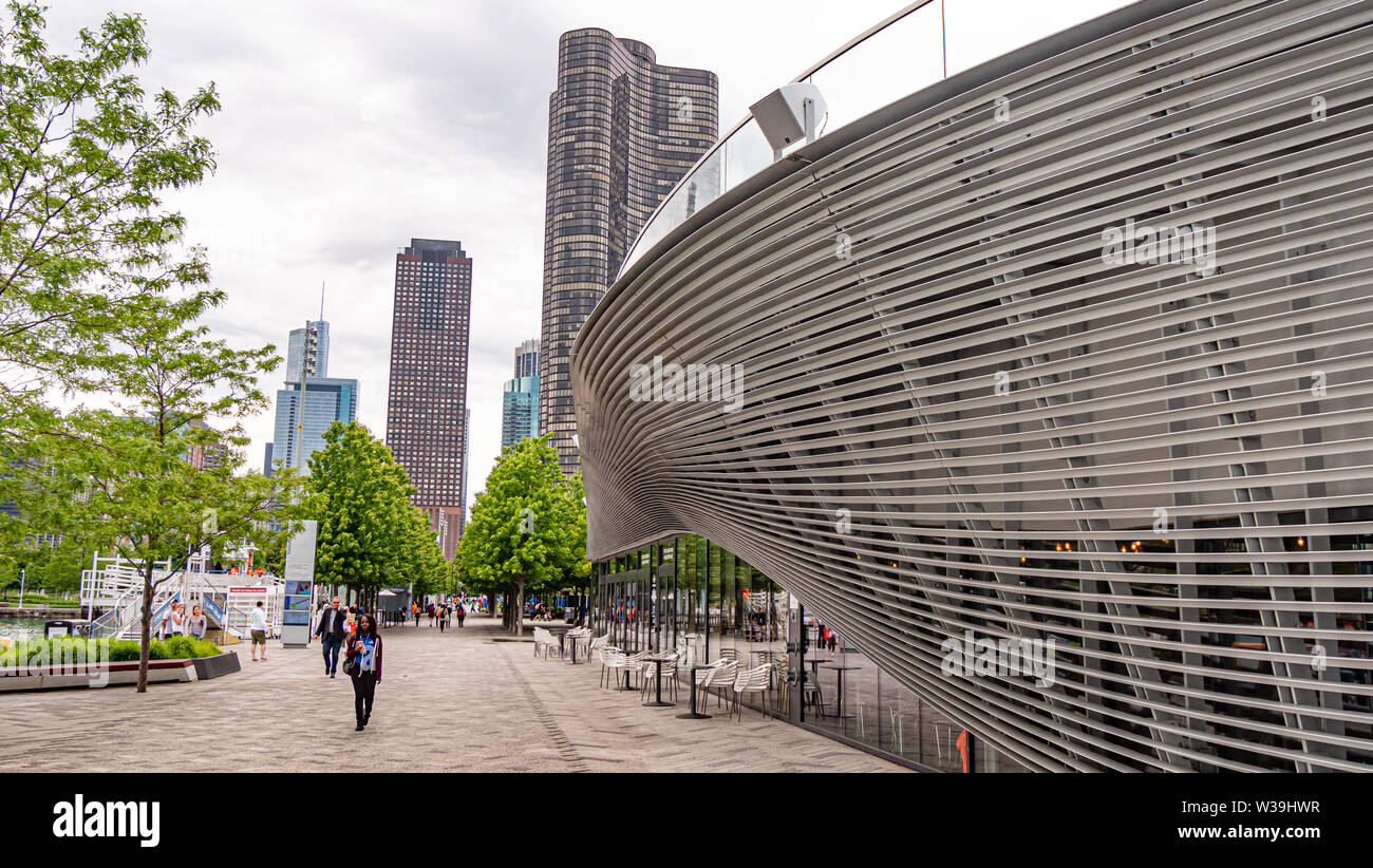 Chicago navy pier usa june hi-res stock photography and images - Alamy