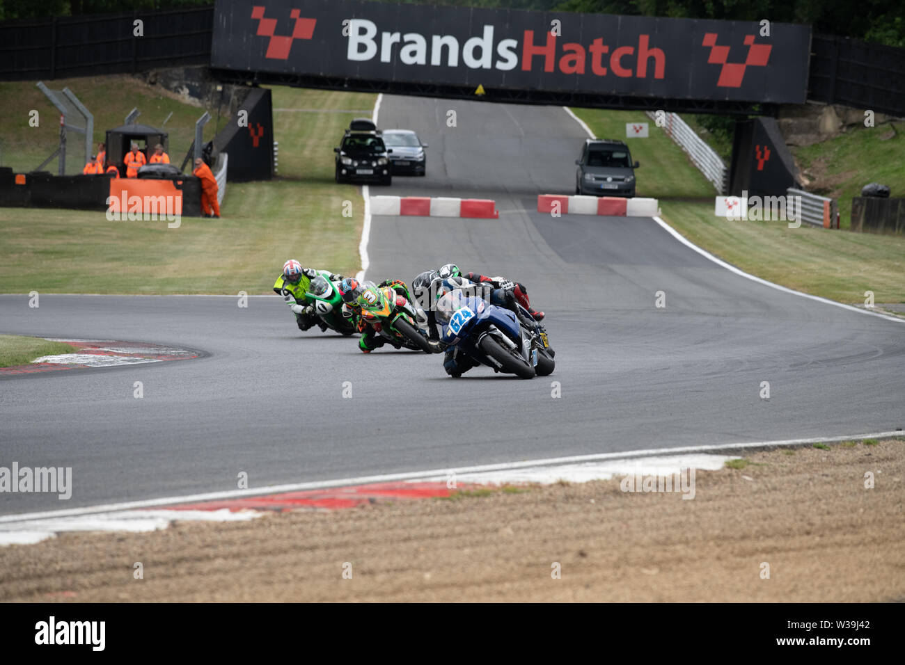 Motor Cycle Racing Brands Hatch Kent UK Stock Photo - Alamy
