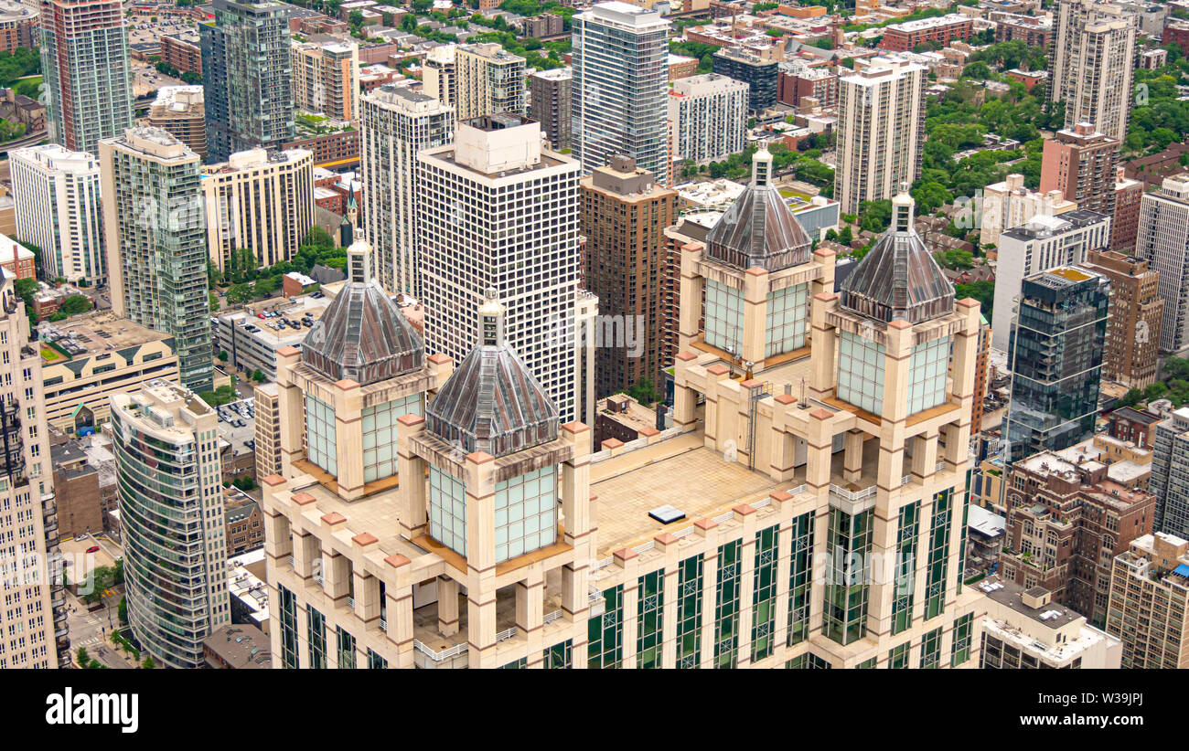 Chicago from above - amazing aerial view - CHICAGO, USA - JUNE 11, 2019 ...
