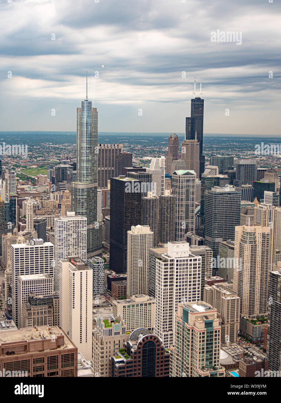 Chicago from above - amazing aerial view - CHICAGO, USA - JUNE 11, 2019 ...