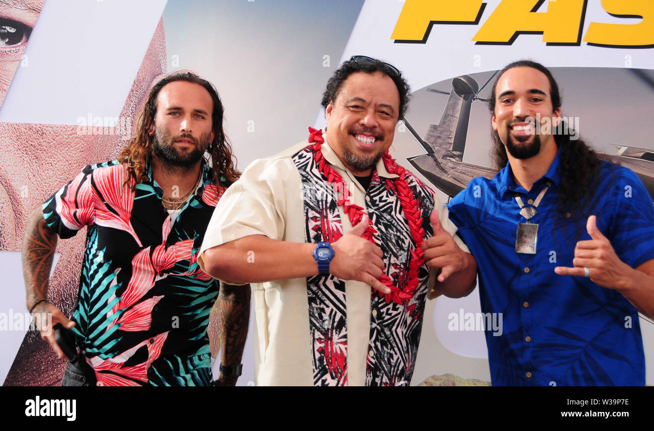 Hollywood, California, USA 13th July 2019 Actor Keola Kaahanui-Asuega ...