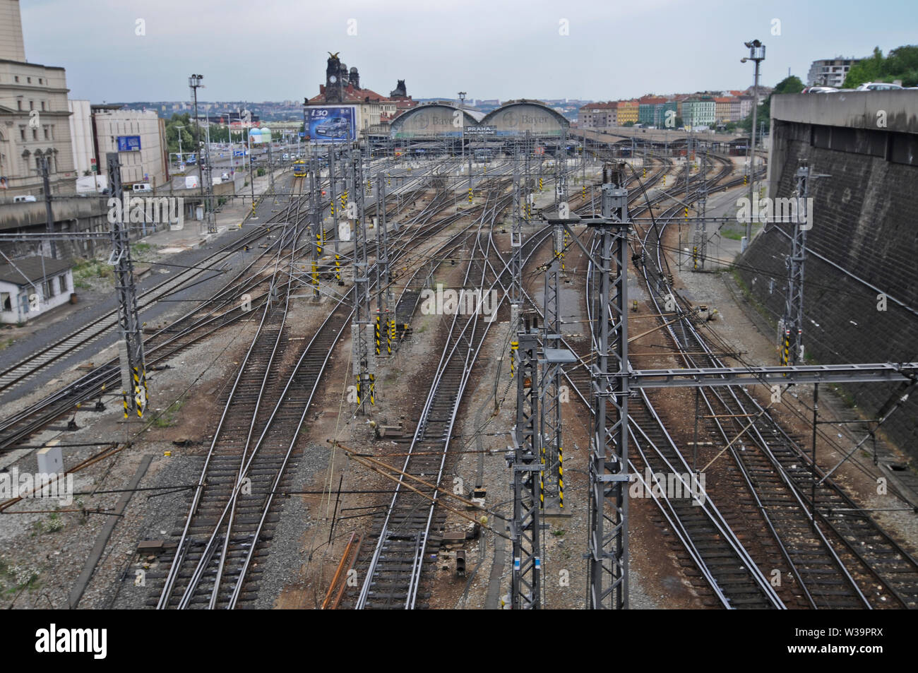 Prague Central Station - Hlavní Nádraží, Czech Republic Stock Photo - Alamy