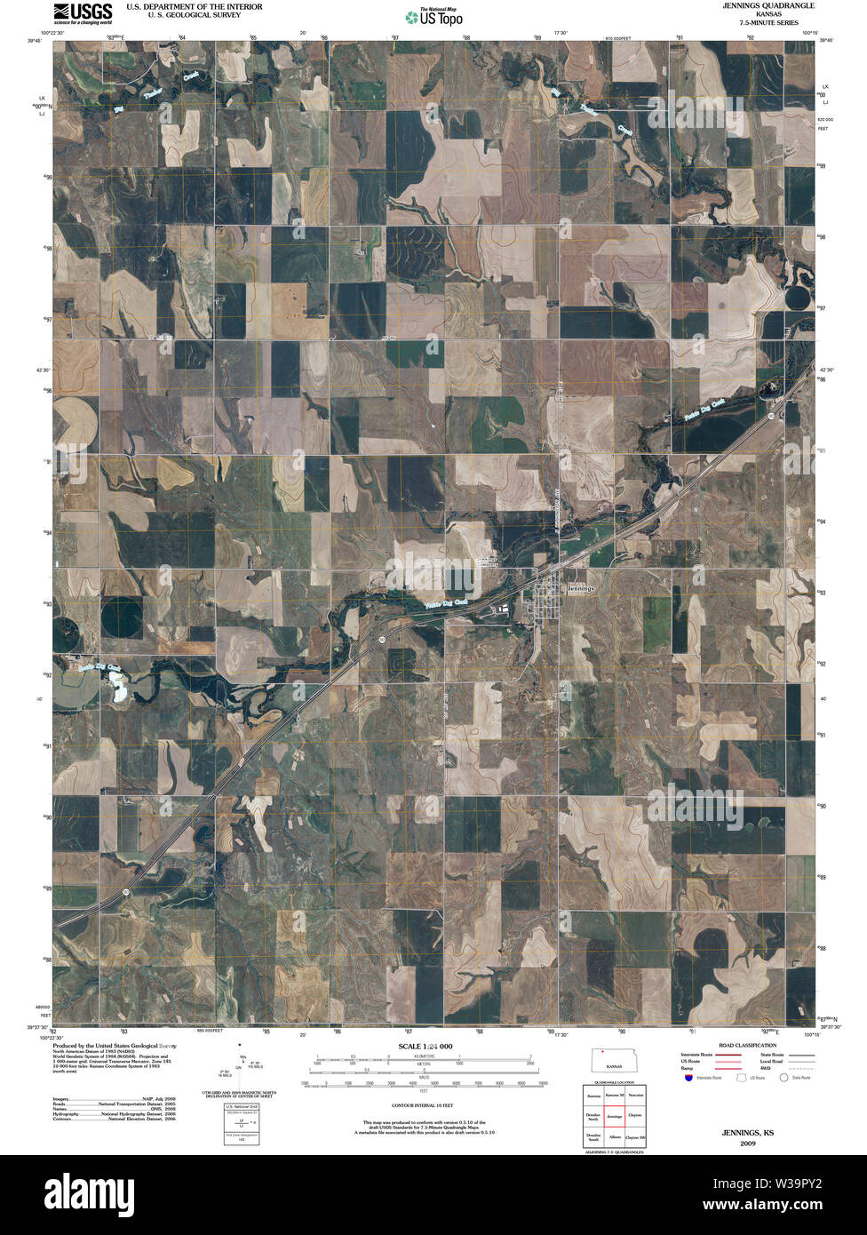 Jennings map Cut Out Stock Images & Pictures - Alamy