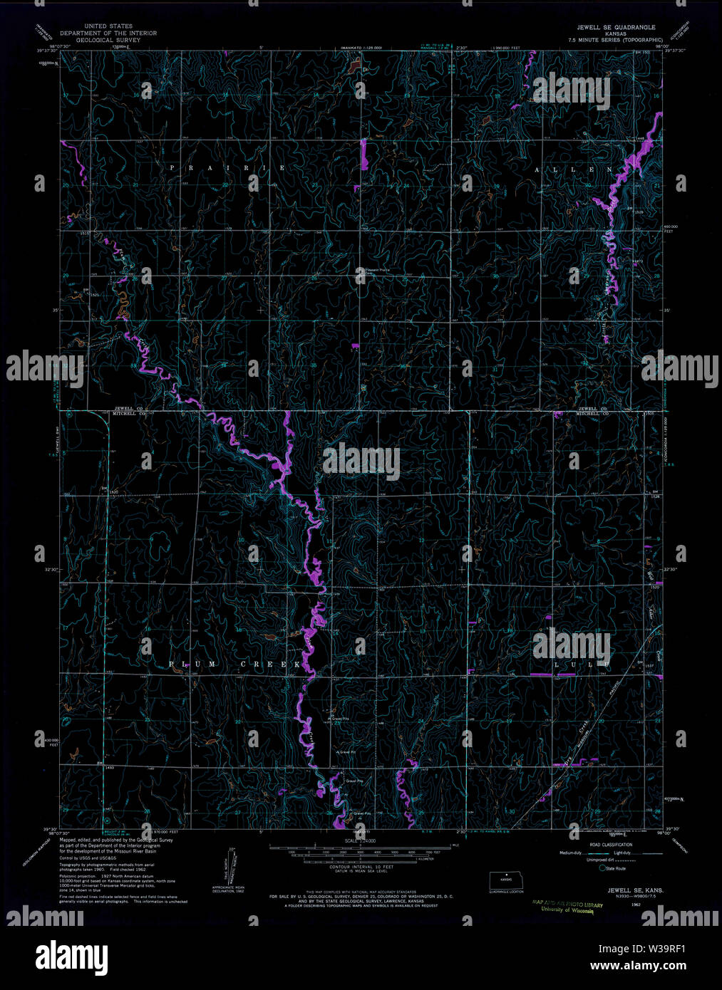 Map of jewell hi-res stock photography and images - Alamy