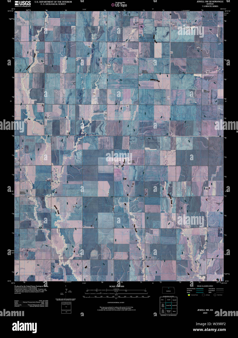 Map of jewell hi-res stock photography and images - Alamy