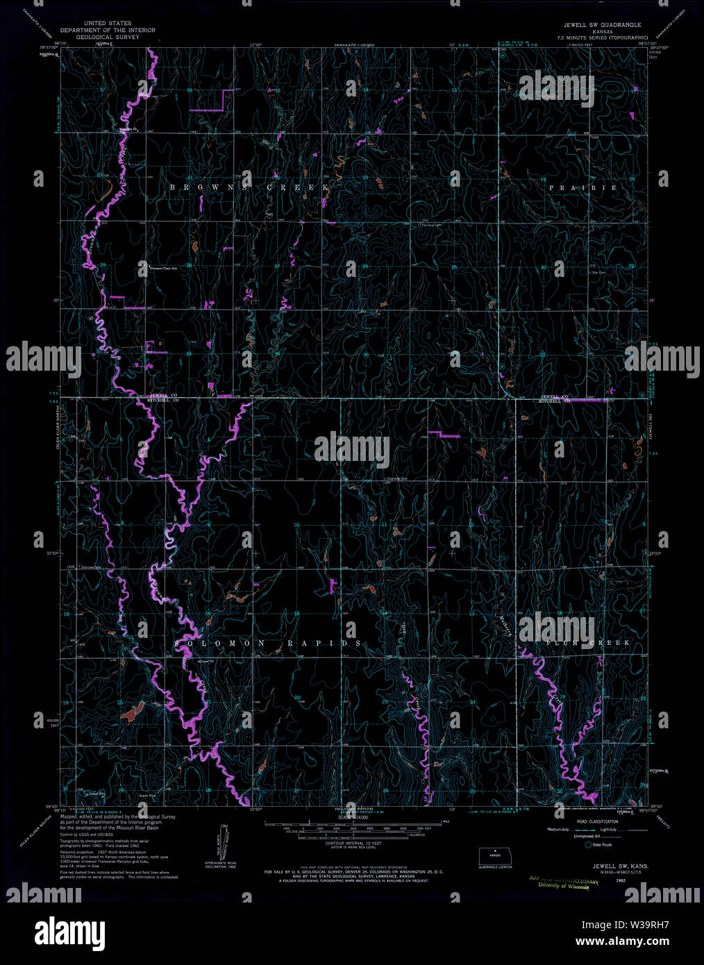 Map of jewell hi-res stock photography and images - Alamy