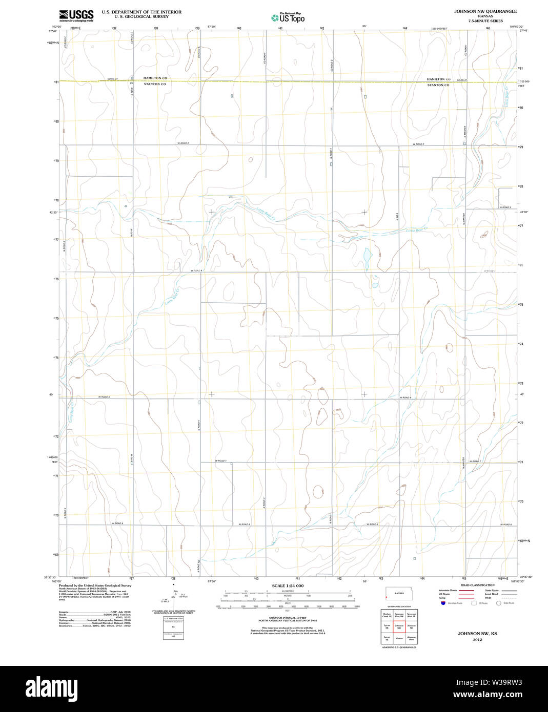 Map of johnson Cut Out Stock Images & Pictures - Alamy