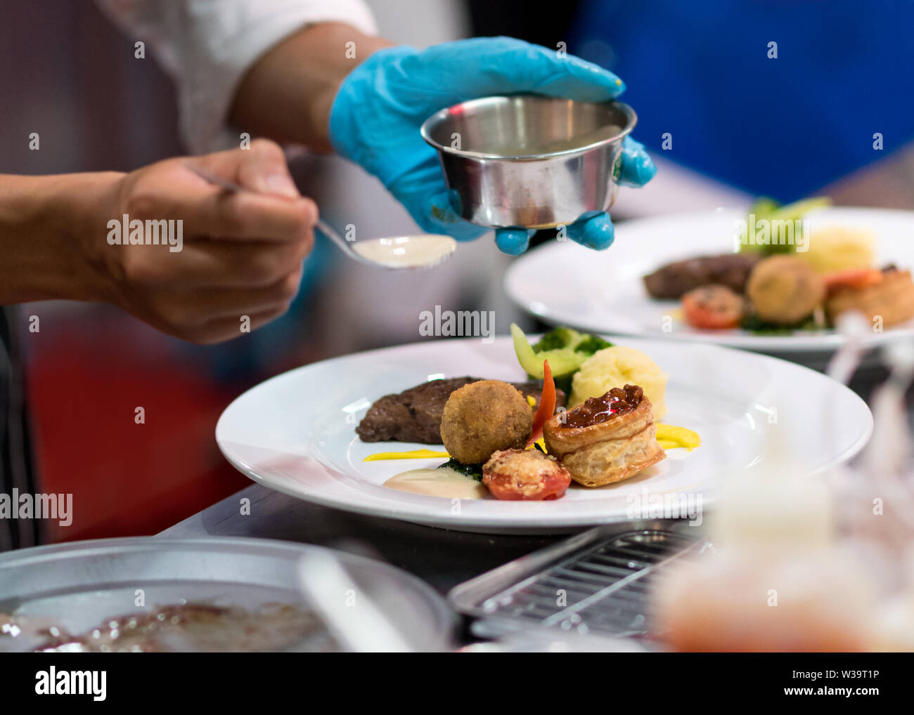 Chef preparing food, meal, in the kitchen, chef cooking, Chef ...