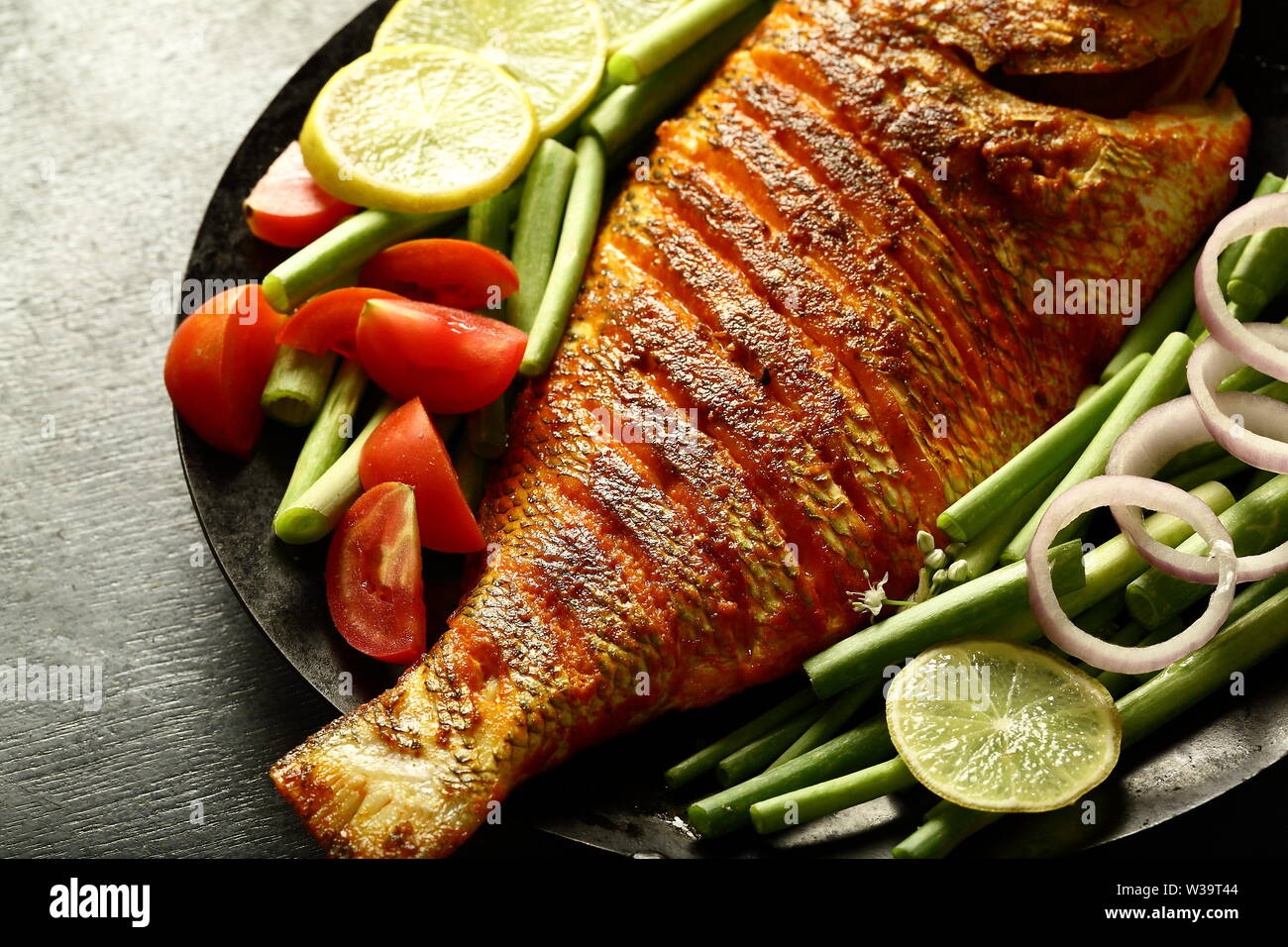 Homemade fried fish -Asian cuisine Stock Photo - Alamy