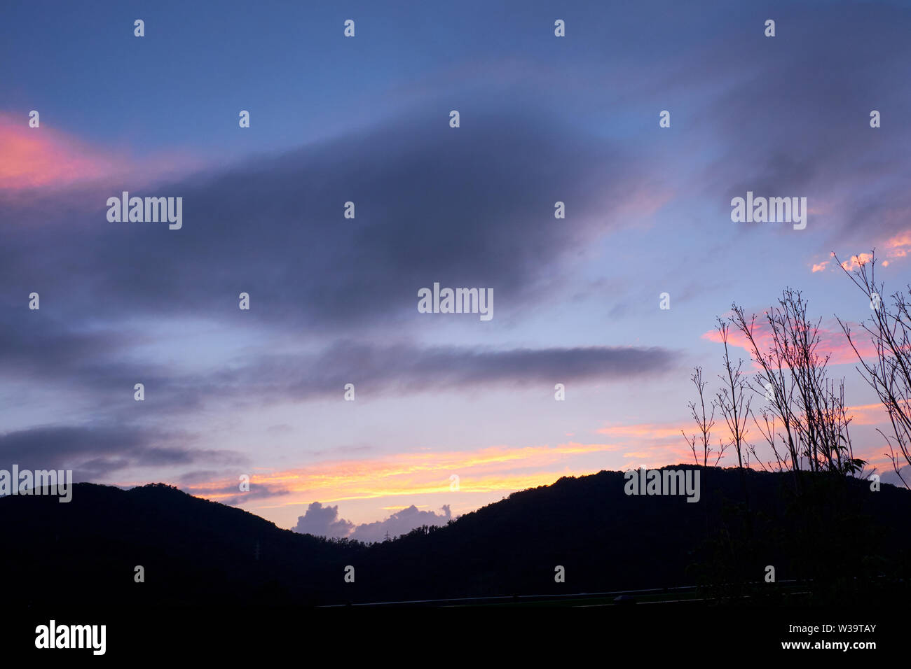 The cloud scenery was filmed in South Korea Stock Photo - Alamy