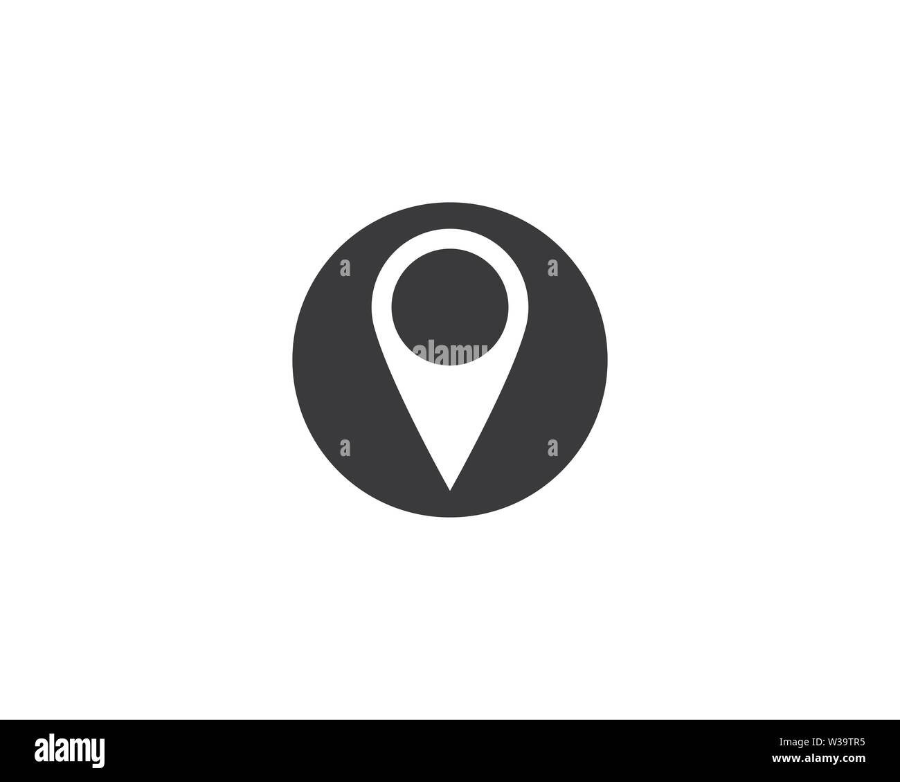 Location point Logo template vector icon illustration design Vector ...