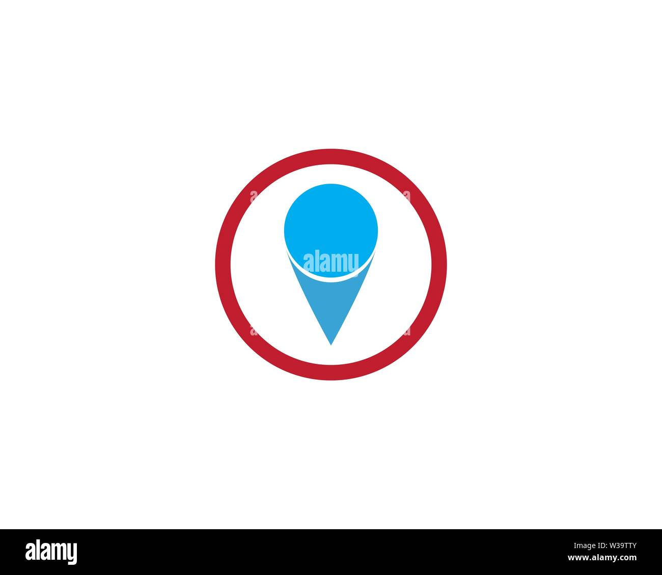 Location point Logo template vector icon illustration design Vector ...