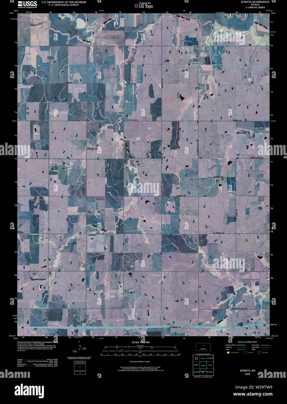 Juniata map hi-res stock photography and images - Alamy